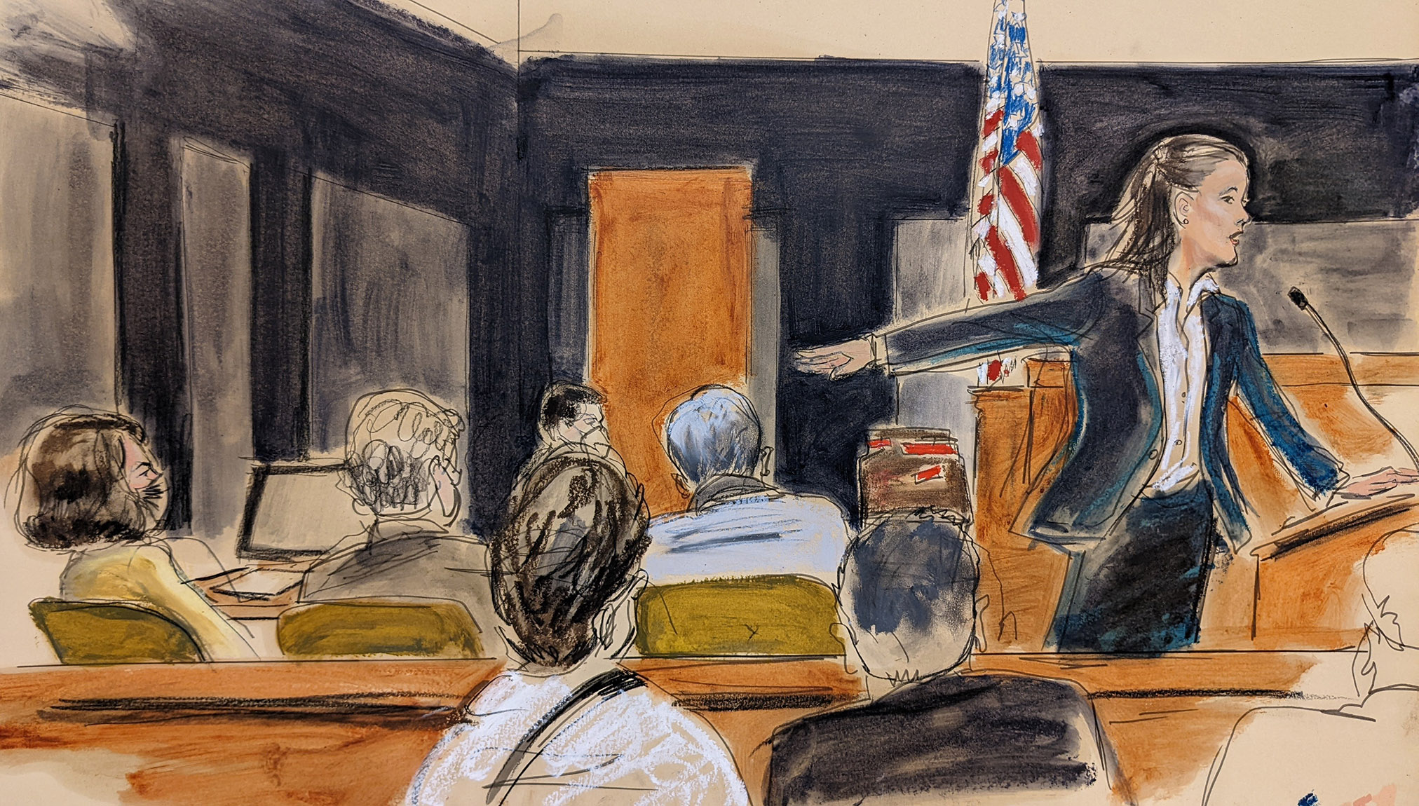 Courtroom Art | Elizabeth Williams Studio